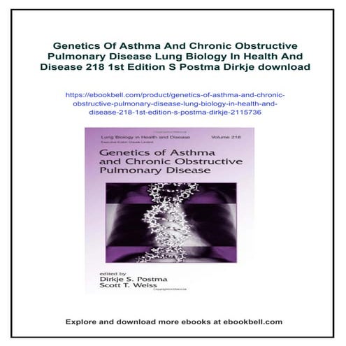 Genetics Of Asthma And Chronic Obstructive Pulmonary Disease Lung ...