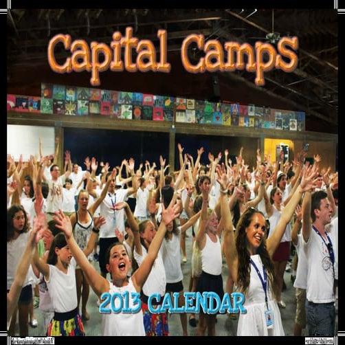 Cap Camps calendar 2013 final | PDF | National & Civic Holidays | Holidays