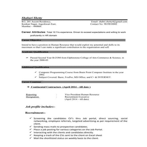 Shabari Shetty | DOC