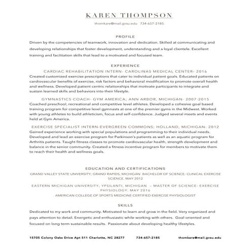 Meaghan Daly - Resume | PDF
