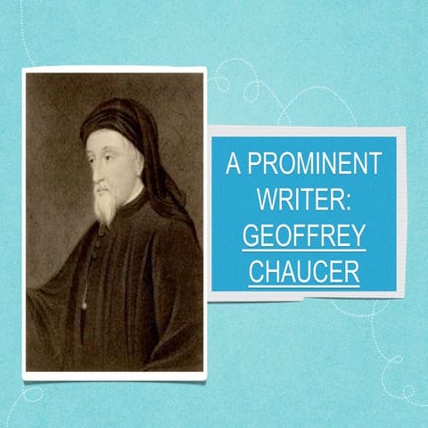 105 Life and work of Chaucer | PPTX