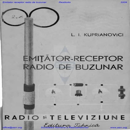 105 i kuprianovici emitator receptor radio de buzunar | PDF