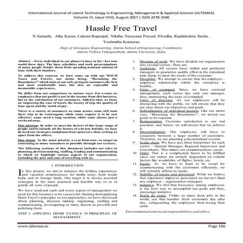 Hassle Free Travel | PDF