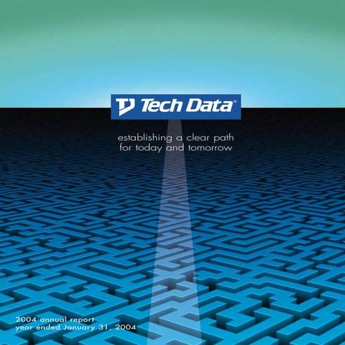 tech data Annual report 2004 | PDF