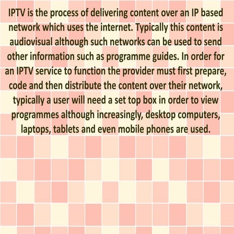 How Does an IPTV Service Work? | PPTX