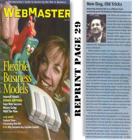 WebMaster on ROI | PPT