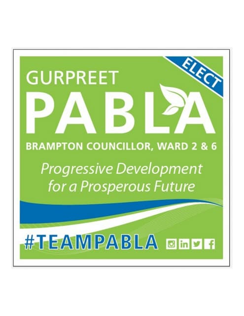 Team Pabla business card sticker | PPT