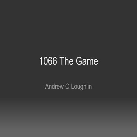 1066 the game | PPT | Roleplaying Games | Games and Puzzles