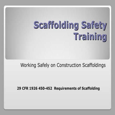 Scaffolding safety training.ppt