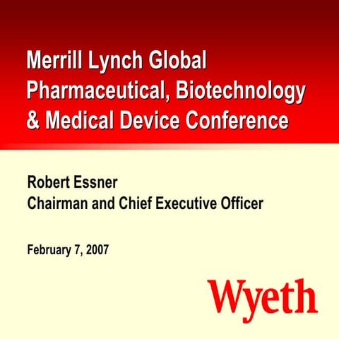 Wyeth Pharmaceuticals