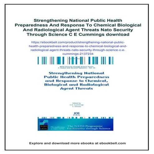 Strengthening National Public Health Preparedness And Response To Chemical Biological And ...