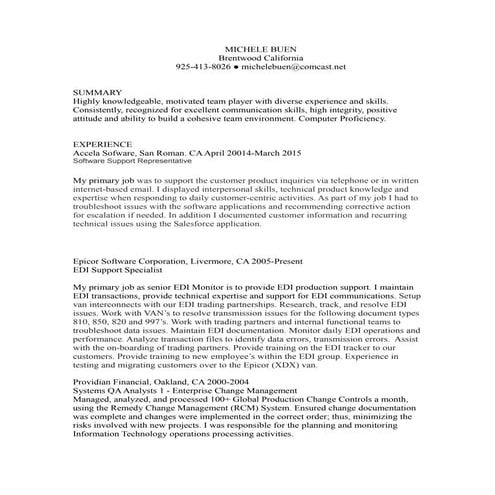 MV Resume 2015 | PDF