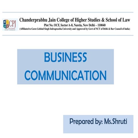 Business Communication | PPT