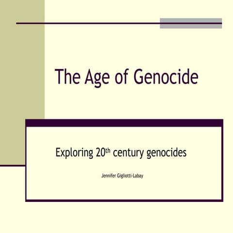 Armenian Genocide | PPT