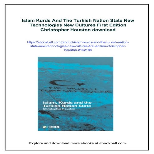 Islam Kurds And The Turkish Nation State New Technologies New Cultures ...