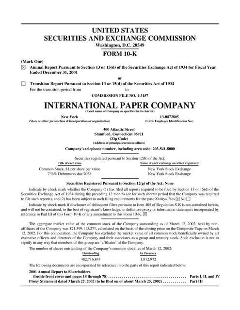 Case Study International Paper | PDF