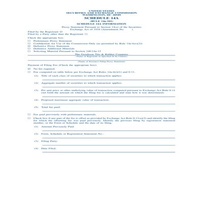 goodyear Proxy Statement 2006 | PDF