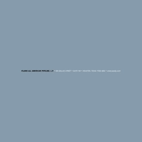 plains all american pipeline Annual Reports 2000 | PDF