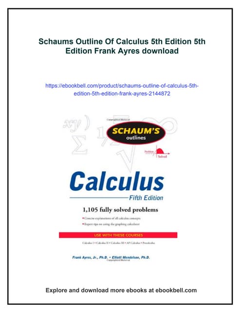 Application of calculus in cse | PPTX