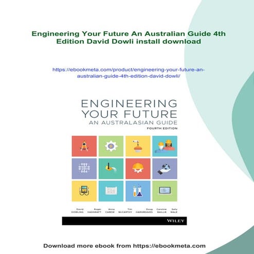 Engineering Your Future An Australian Guide 4th Edition David Dowli | PDF