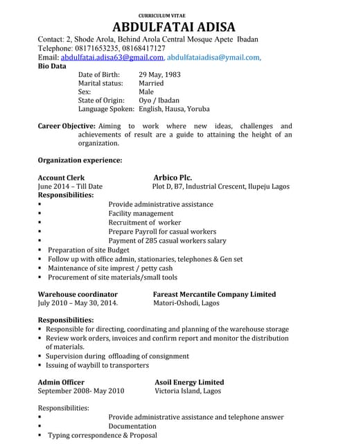 Roni_cv | PDF | Business | Business and Finance