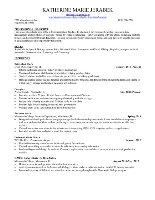 JW Resume | PDF