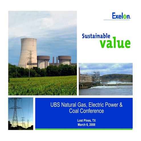 UBS Natural Gas, Electric Power & Coal Conference | PPT