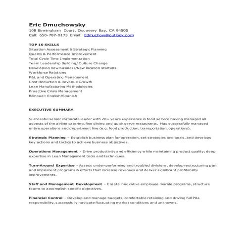 Eric Dmuchowskyresume | DOCX