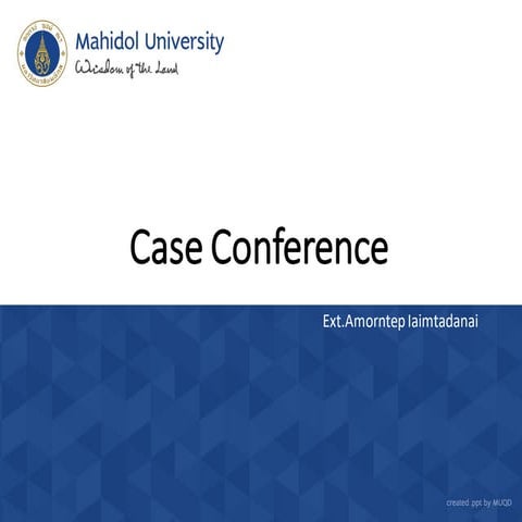 108264 case conference | PDF