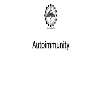 Autoimmunity | PPTX