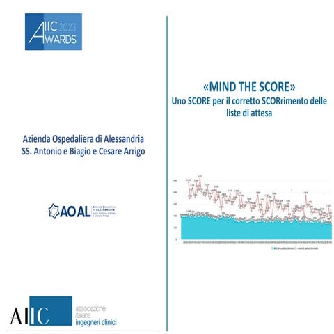 MIND THE SCORE: UNO SCORE PER IL CORRETTO SCORRIMENTO DELLE LISTE DI ...