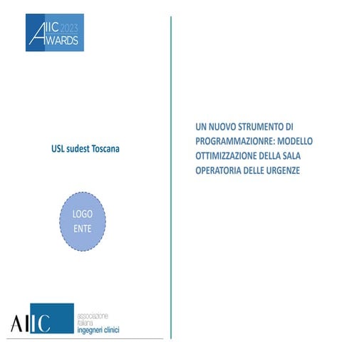 UN NUOVO STRUMENTO DI PROGRAMMAZIONRE: MODELLO OTTIMIZZAZIONE DELLA ...