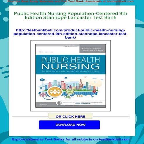 Download the updated Public Health Nursing Population-Centered 9th ...