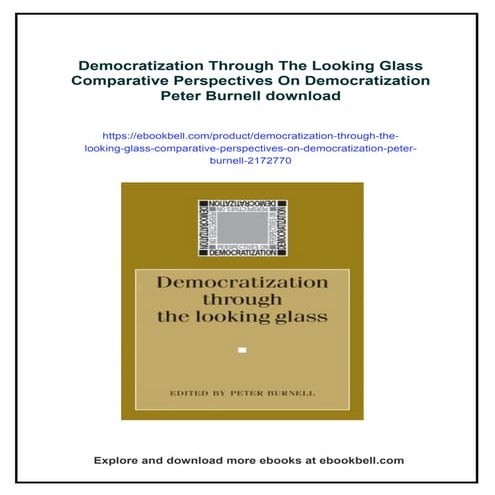 Democratization Through The Looking Glass Comparative Perspectives On ...
