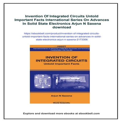 Invention Of Integrated Circuits Untold Important Facts International ...