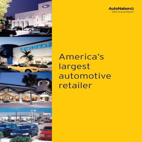 2001annualreport auto nation | PDF