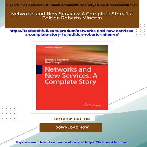 [FREE PDF sample] Networks and New Services: A Complete Story 1st Edition Roberto Minerva ebooks ...
