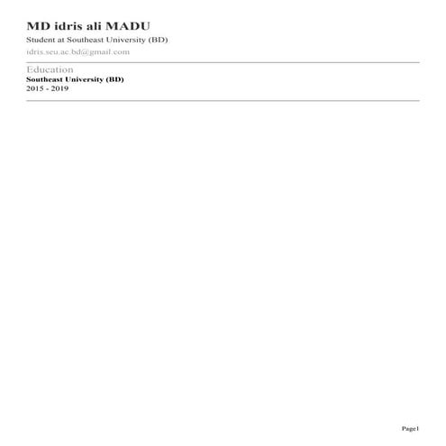 MD idris aliMADU | PDF