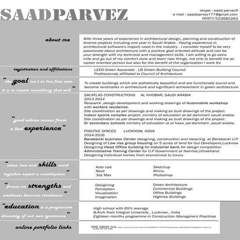 resume saad parvez.. | PDF