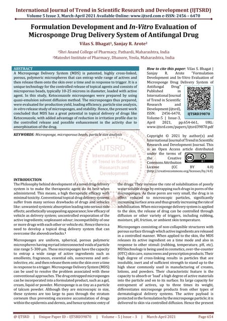 Topical Skin Preparation Formulation | PDF