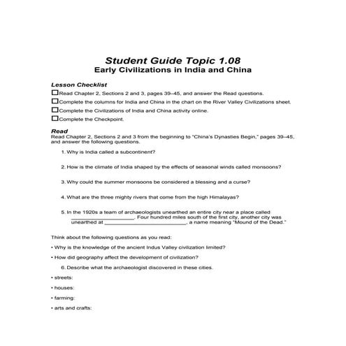 1 08 student guide | PDF