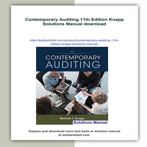Contemporary Auditing 11th Edition Knapp Solutions Manual | PDF