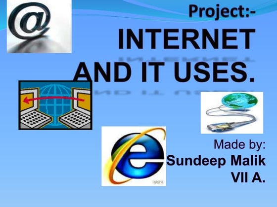 Uses of internet | PPT