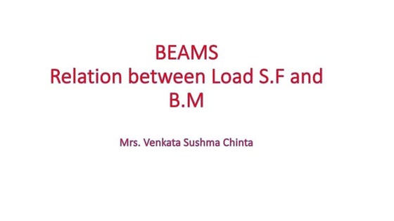 Problems on simply supported beams | PPTX