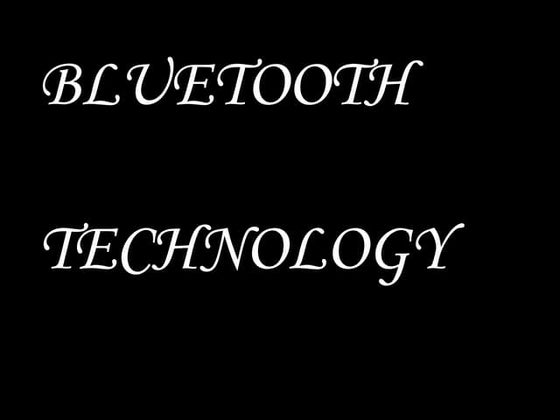 Bluetooth Security Ppt