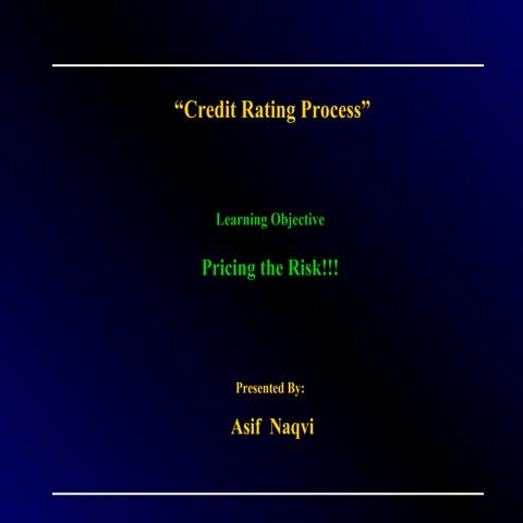 Credit Rating Process | PPT