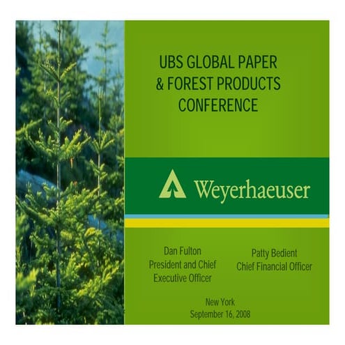 weyerhaeuser annual reports 2001 | PDF