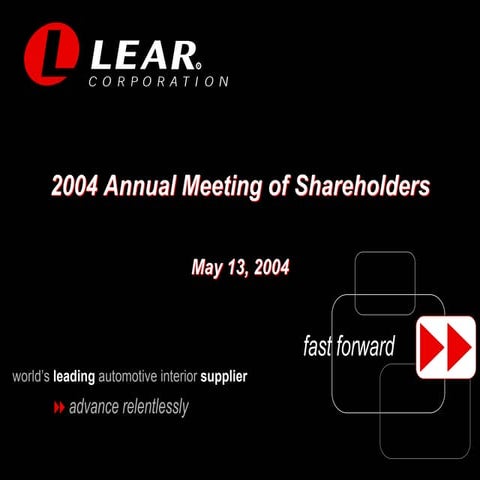 LEAR ip 2004_sholders_meet | PPT
