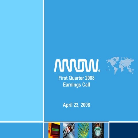 arrow electronics Presentation 2008 1st | PDF