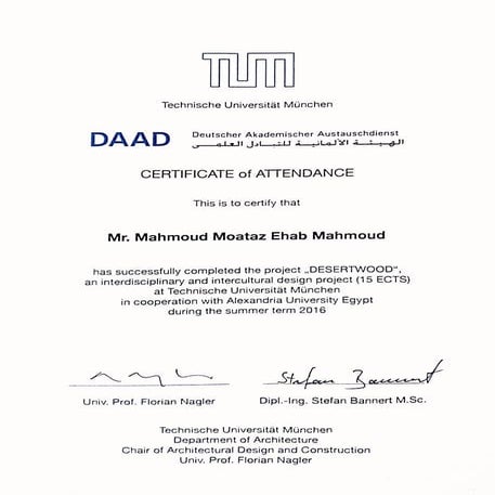 TUM certificate | PDF
